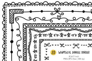 20 Cute Doodle Page Frames Graphic by qidsign project · Creative Fabrica
