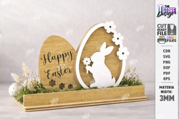 Laser Cut Easter Bunny Svg Files · Creative Fabrica