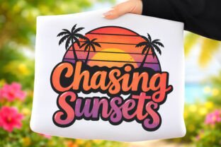 Chasing Sunsets PNG Clipart Design Graphic by Dreamy Nest · Creative ...