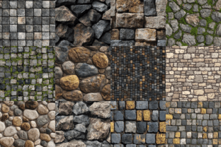 86 Seamless Cobblestone Digital Paper Graphic by Diana Hunter ...