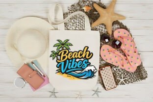 Beach Vibes Tropical PNG Clipart Design Graphic by Dreamy Nest ...