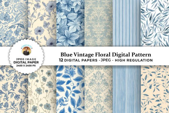 Honey Bee Floral Digital Patterns Graphic by sagorarts · Creative Fabrica