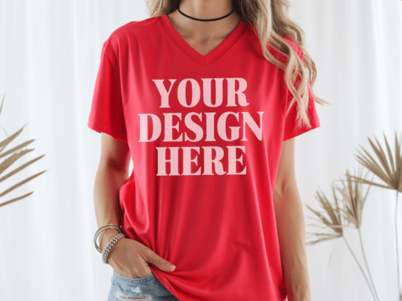 Valentine Bella Canvas 3001T Kids Mockup Graphic by Best POD Mockup ...