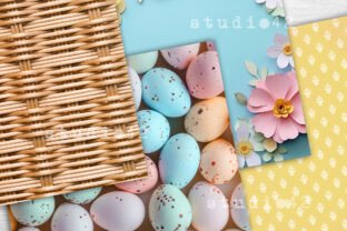 Easter Digital Scrapbook Papers Graphic by DreamStudio42 · Creative Fabrica