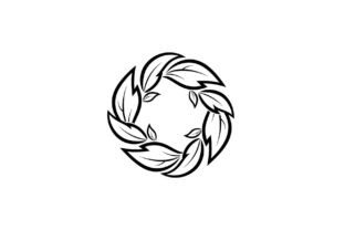 Leaf Swirl Circle SVG Bundle Bundle Graphic by teescripts · Creative ...