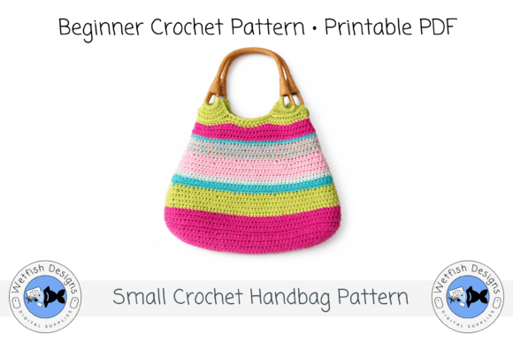 1 Beginner Crochet Bag Pattern Designs & Graphics