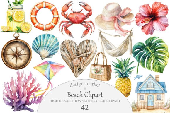 Watercolor Blush Autumn Clipart Graphic by Design Market · Creative Fabrica