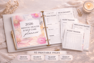 2026 Mental Health Planner Printable PDF Graphic by ModernAstic ...