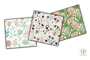 Dainty Wildflower Seamless Digital Paper Graphic by CozyPrint Studio Co ...