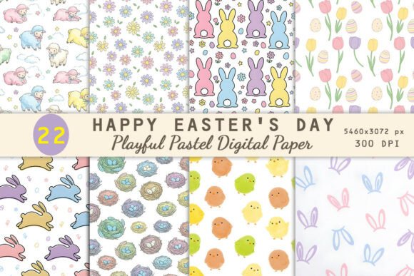 Ocean Pastel Invitation Digital Paper Graphic by Lazy Sun · Creative ...