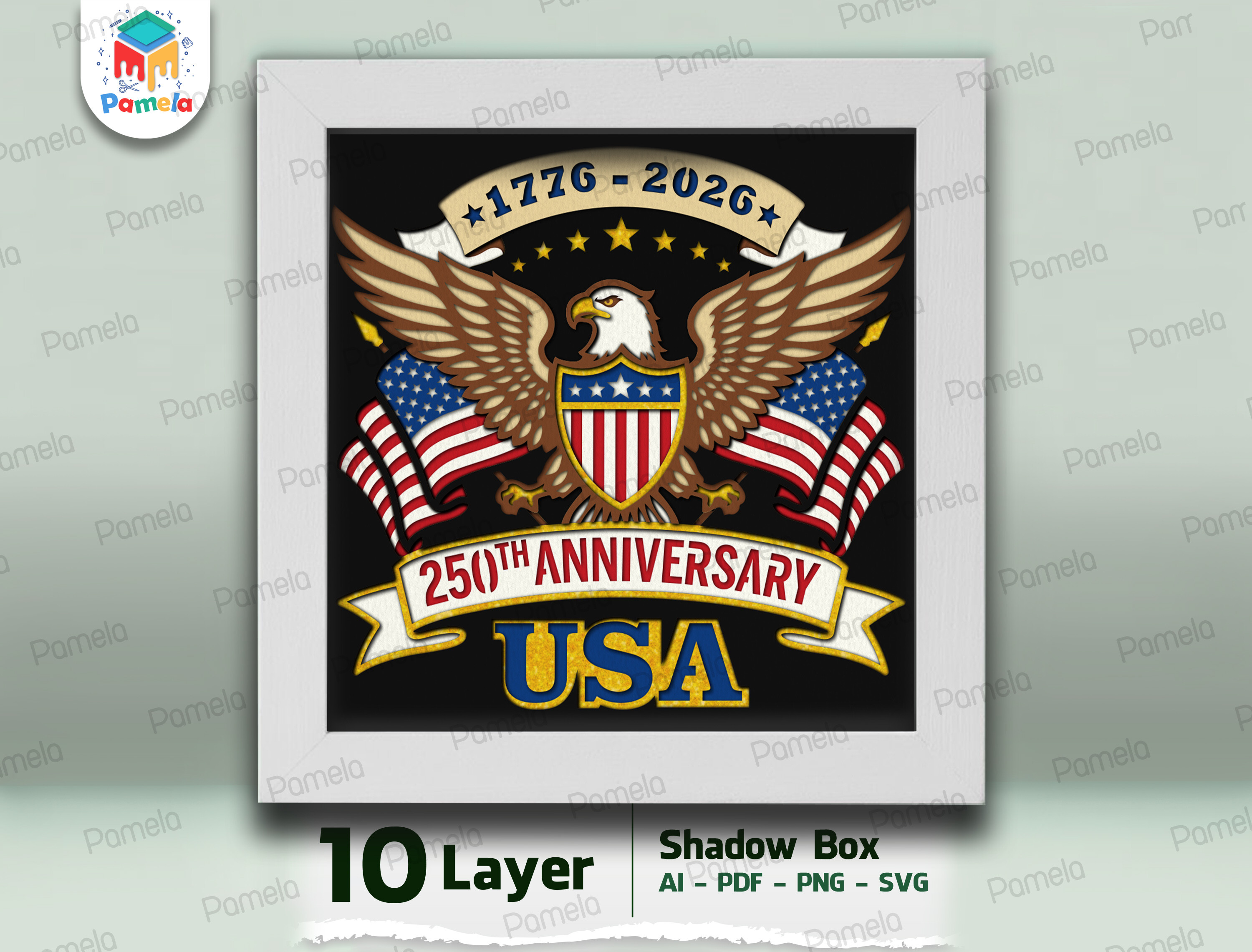 Jesus Resurrection Shadow Box SVG · Creative Fabrica
