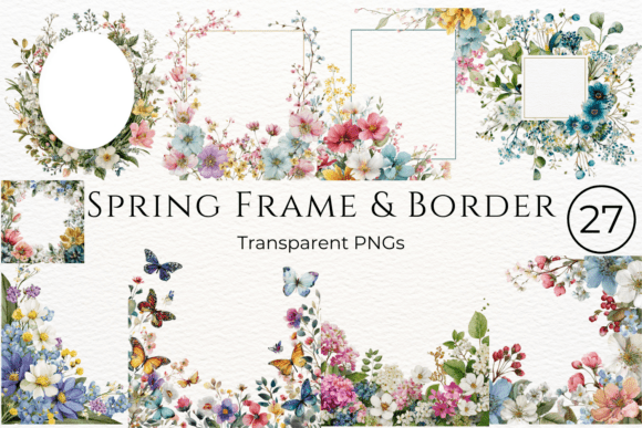 Spring Gardening Watercolor Clipart Graphic by Whimsy Bloom Co ...