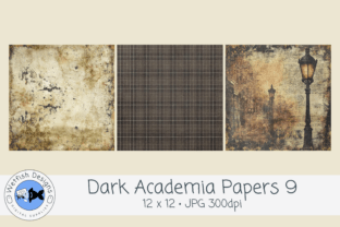 Dark Academia Papers 9 Graphic by Wetfish Designs · Creative Fabrica
