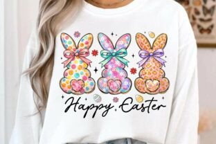Preppy Happy Easter Png, Coquette Bow Graphic by OrinDesign · Creative ...
