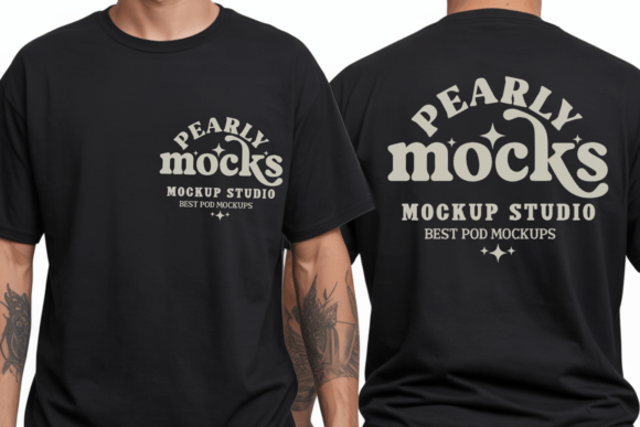 Gildan 18000B Front and Back Kids Mockup Graphic by Pearly Mocks ...