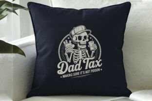 Dad Tax Skeleton SVG Design Graphic by trendyhunt43 · Creative Fabrica