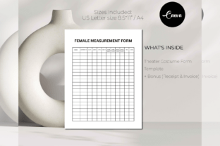 Theatre Costume Measurement Form Graphic by Gfx Shaown · Creative Fabrica