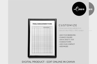 Theatre Costume Measurement Form Graphic by Gfx Shaown · Creative Fabrica