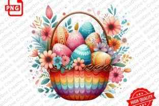 Groovy Retro Easter Clipart PNG Graphic by RedOne Creative · Creative ...
