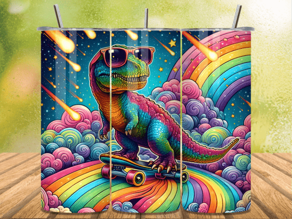 Fiery Dragon Axolotl Tumbler Wrap Graphic by MOON CREATION · Creative ...