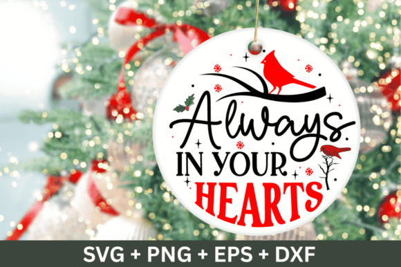 Always in Your Hearts Svg Design Graphic by CraftLab Digital · Creative ...