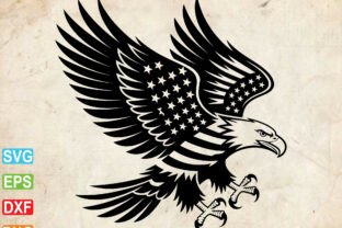 American Eagle Flag SVG, Distressed Graphic by designraw · Creative Fabrica