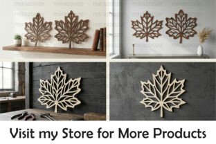 Maple Leaf Laser Cut SVG · Creative Fabrica
