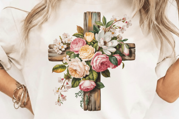 22 Vintage Cross Design Designs & Graphics