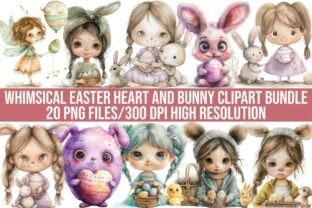 Easter Heart & Bunny Clipart Bundle Bundle · Creative Fabrica