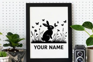 Floral Bunny Svg Bundle,Easter Bunny Svg Graphic by BlackCatMedia ...