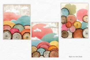 Whispering Rings Abstract Journal Papers Graphic by Hippo and Kiwi ...