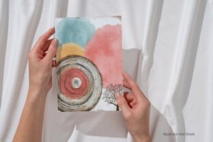 Whispering Rings Abstract Journal Papers Graphic by Hippo and Kiwi ...