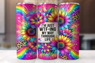 20oz Funny Quote Skinny Tumbler Wrap Graphic by Begum Creation ...