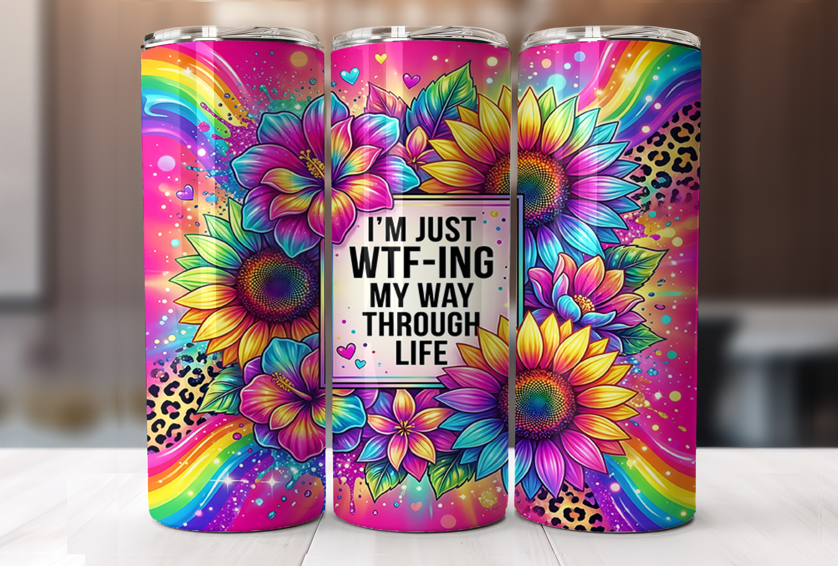 20oz Funny Quote Skinny Tumbler Wrap Graphic by Begum Creation ...