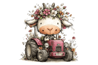 61 Spring Farm Animals PNG Clipart Set Graphic by ArtFlowCODesign ...