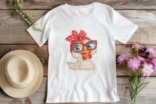 Cute Chicken Lady · Creative Fabrica