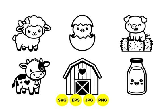 Cute Baby Night Clipart Set Graphic by DesignVectx · Creative Fabrica