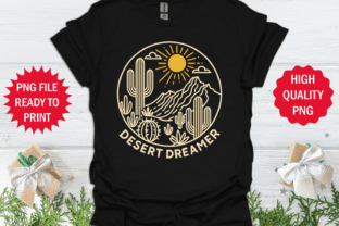 Desert Dreamer Line Art Design of Desert Graphic by T-Shirt Gallery ...