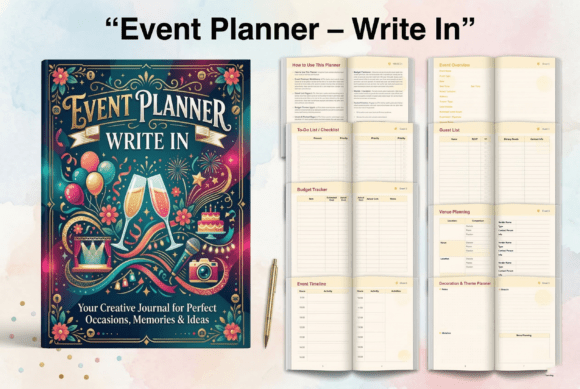 1 Event Planner Template Pdf Designs & Graphics