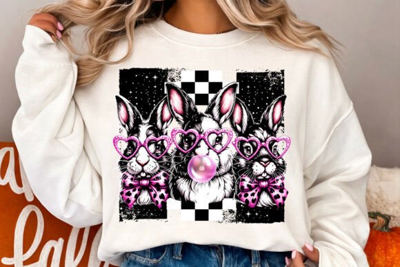 Easter Bunny with Heart and Egg PNG Graphic by AR-STORE-60 · Creative ...