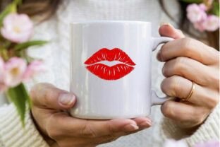 Lips Svg, Red Lips Svg, Kiss Svg Graphic by Print Magic · Creative Fabrica