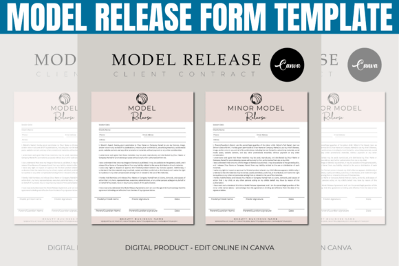 Model Release Form Template Graphic by Gfx Shaown · Creative Fabrica