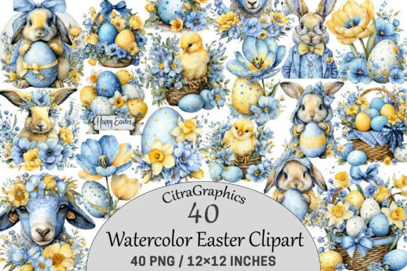 Watercolor Mega Clipart Bundle Bundle · Creative Fabrica