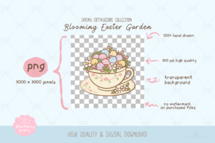 Cottagecore Easter Garden Clipart Graphic by blumensdiary · Creative ...