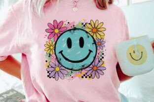 Retro Smiley Face Png Graphic by gregoraciiart · Creative Fabrica
