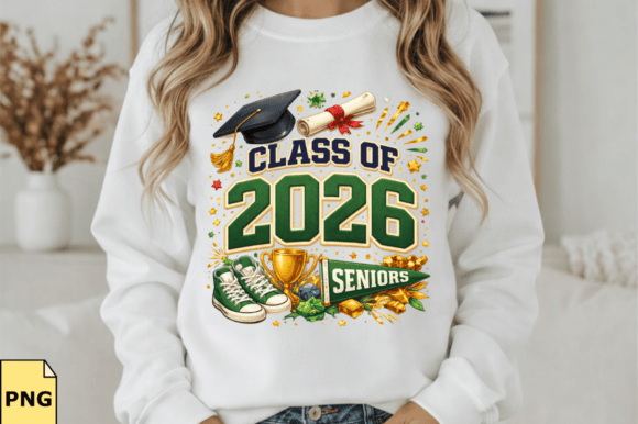 1 Vintage Varsity Chenille 2026 Png For Senior Graduation Graphics ...