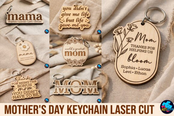 Mother's Day Laser Cut Files - Creative Fabrica