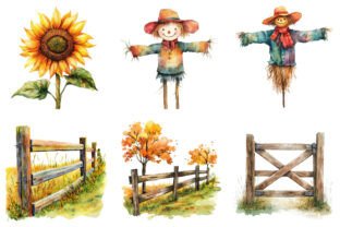 Fall Farm Clipart Bundle Graphic by ArtStory · Creative Fabrica
