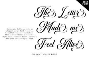 Handmade Calligraphy Font by Mastertype · Creative Fabrica