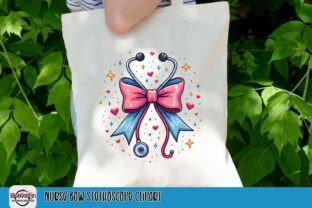 Nurse Bow Stethoscope Clipart Graphic by BbowDesign · Creative Fabrica